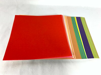 Origami Paper 140 Sheets 24 Colors One Sided 15cm (5.9") Square+1 ...
