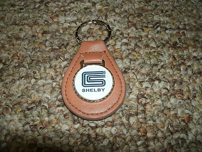 CARROLL SHELBY COBRA EARLY CS LOGO MUSTANG SHELBY KEYCHAIN NEW BROWN | eBay