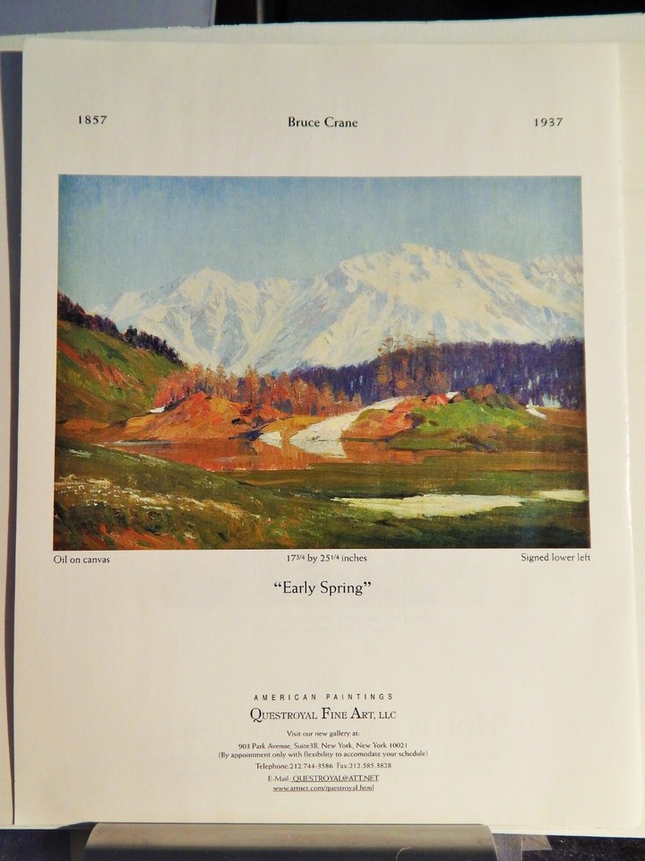 THOMAS HART BENTON/ BRUCE CRANE ART PIECES ORIG VTG 1999 ADVERTISEMENT ...