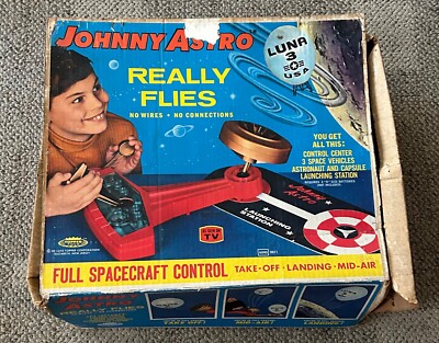 TOPPER JOHNNY ASTRO CONTROL CENTER AND LAUNCHING STATION BOXED C. 1960S ...