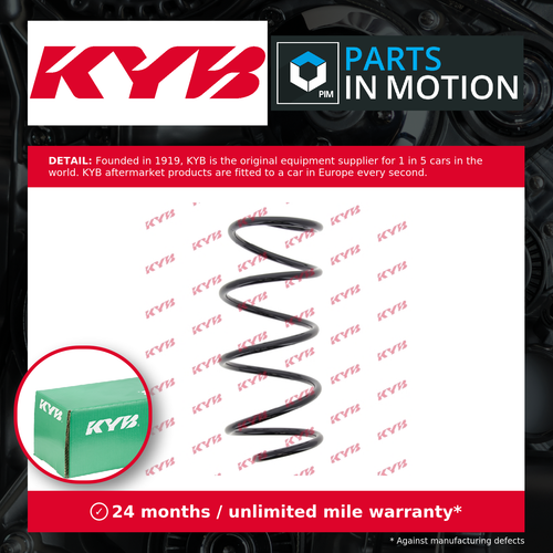 2x Coil Springs (Pair Set) Front RH3488 KYB Suspension 31336767366 ...