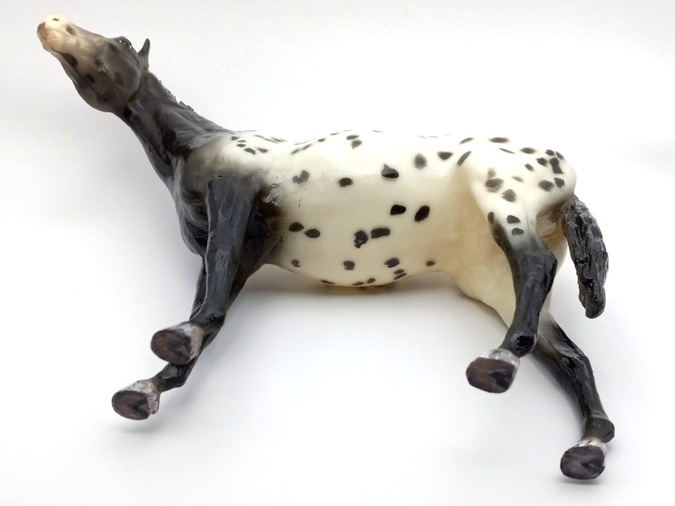 Breyer Custom Horse Model Appaloosa Repainted Mane Hooves Glossed ...