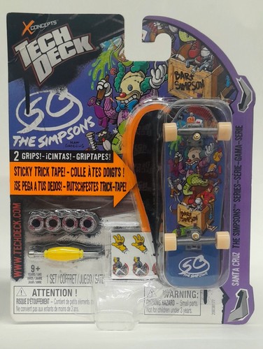 Tech Deck Santa Cruz ×2 Simpsons model Skateboards HOMER & BART SIMPSON ...