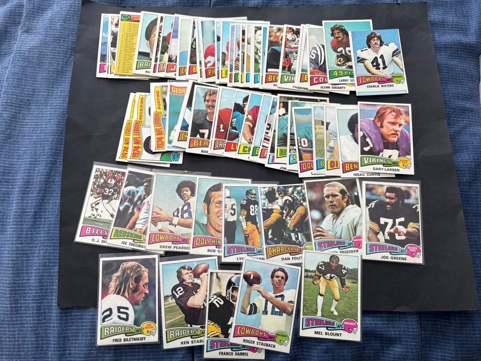 1975 Topps Football COMPLETE SET (528) MANY ROOKIES FOUTS SWAN EX-NM | eBay