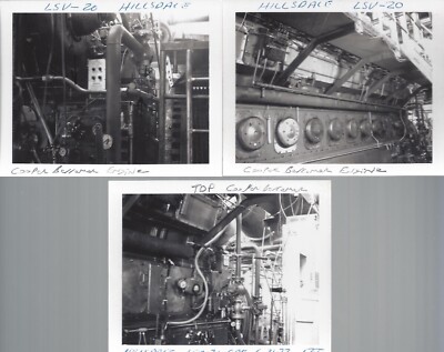 3 Vintage Photos Cooper Bessemer Engine LSV-20 Grove City Pa 3.5x4.25 ...