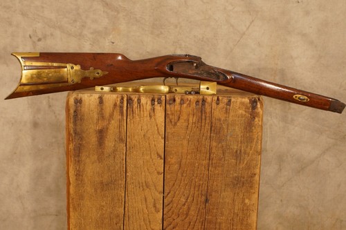Antique 19th Century Muzzleloader Black Powder Wood Stock Part | eBay