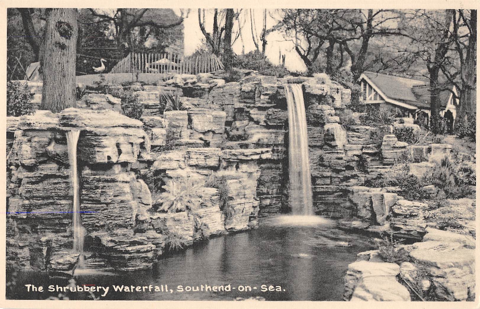 uk29903 the shrubbery waterfall southend on sea real photo uk | eBay UK
