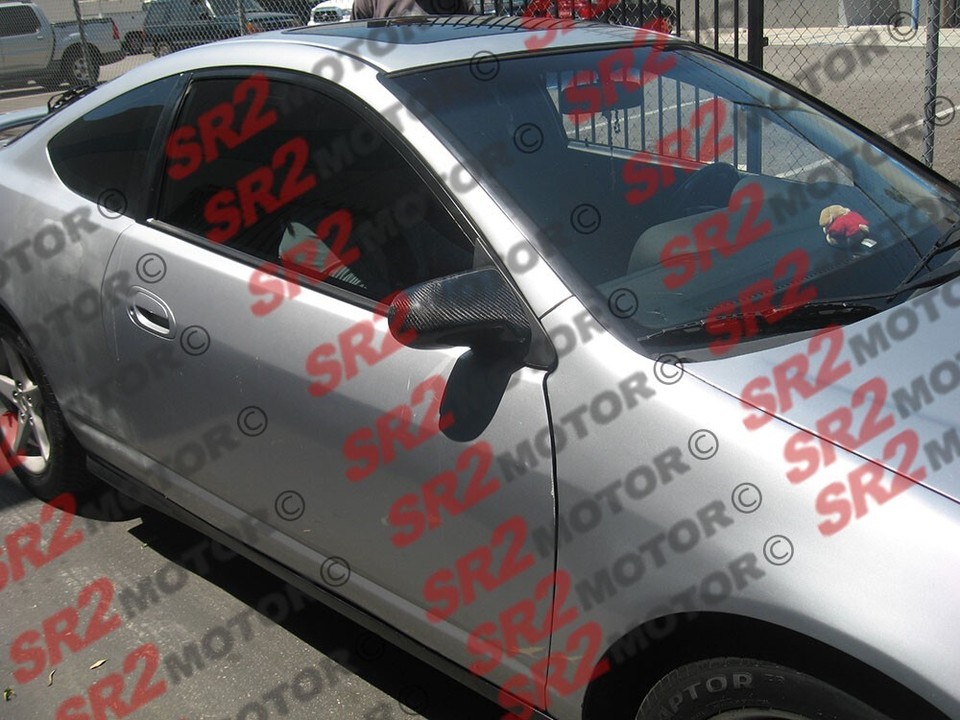 For 88-91 Honda CRX Hatchback Spoon Style Sport Carbon Fiber Power Side ...