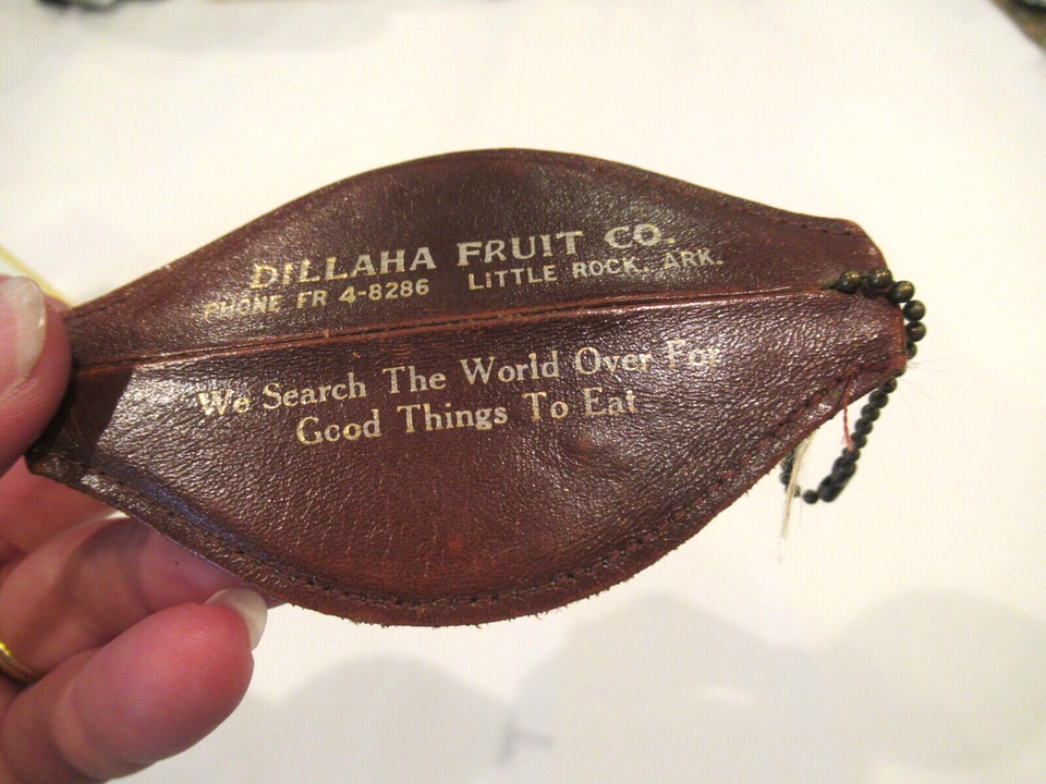 Dillaha Fruit Company leather keychain, c. 1940s, Arkansas | eBay