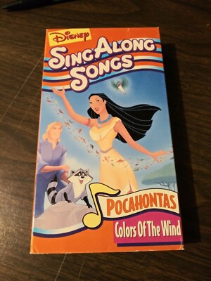 Disney Sing Along Songs - Colors of The Wind (VHS) 786936014754| eBay