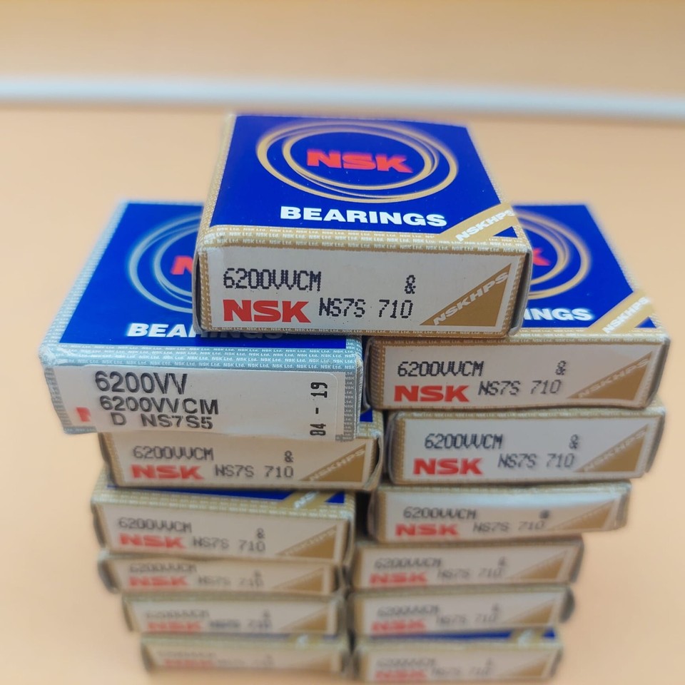13 pcs NSK 6200VVCM Single Row Deep Groove Ball Bearing | eBay