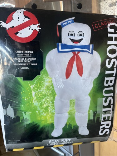 Ghostbusters Movie Inflatable Stay Puft Marshmallow Man Kids Costume 7 ...