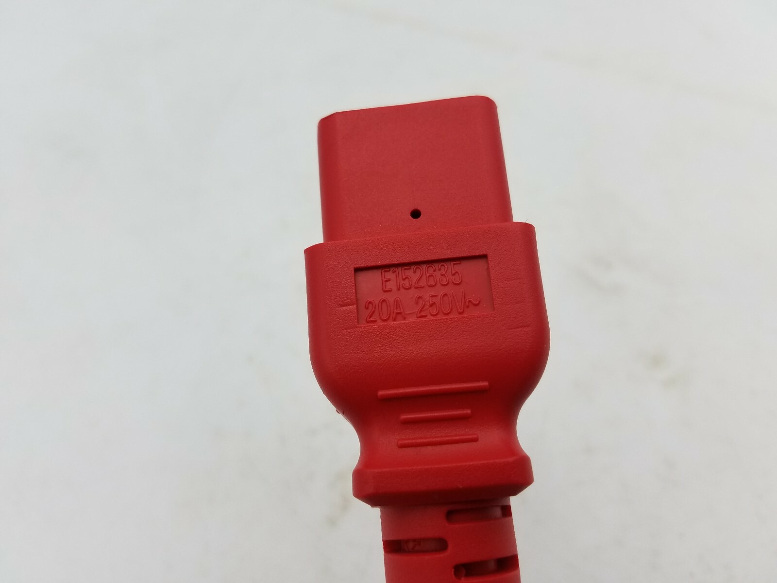 Yung Li YC-18 YP-33 AC Power Cord E152635 1ft 12in 20A 250V 12AWG Red ...