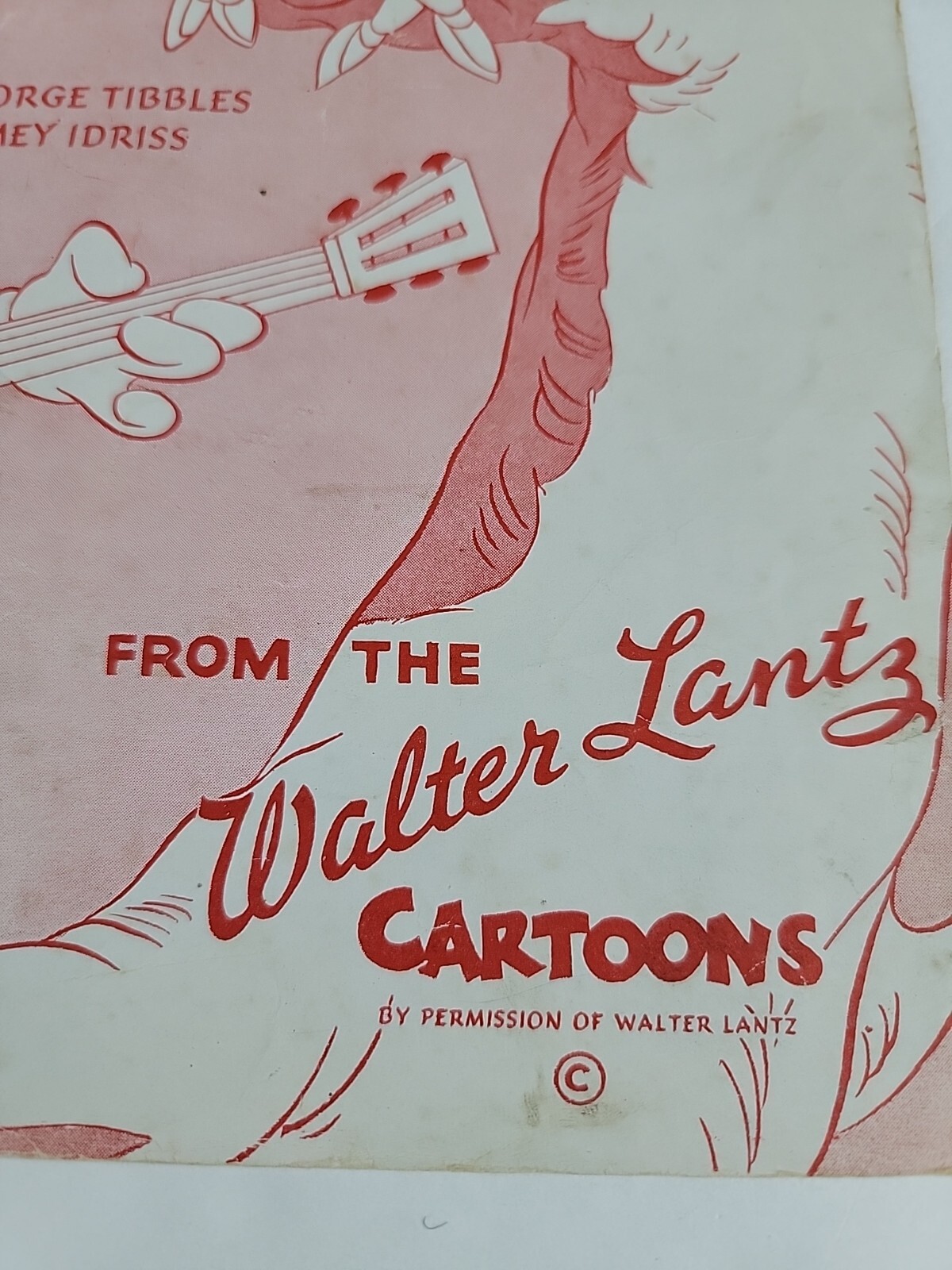 1947 Woody Woodpecker Sheet Music walter Lantz Kay Kyser George Tibbles ...
