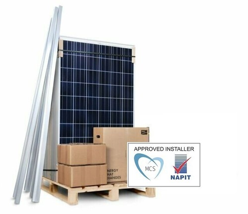 4KW SOLAR PANEL KIT with Solis 4kW inverter * DIY Self Install MCS Sign ...