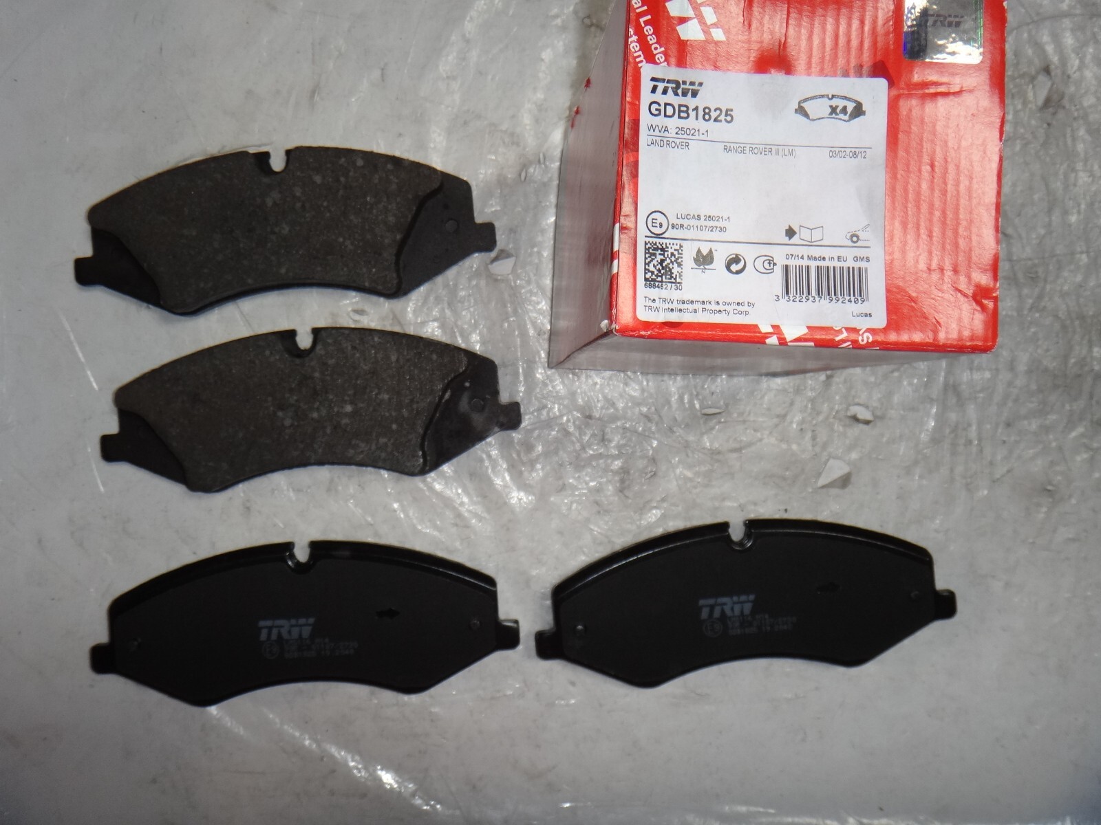 TRW OEM Front Brake Pads For Land Rover LR4 Range Rover Sport LR021253 | eBay