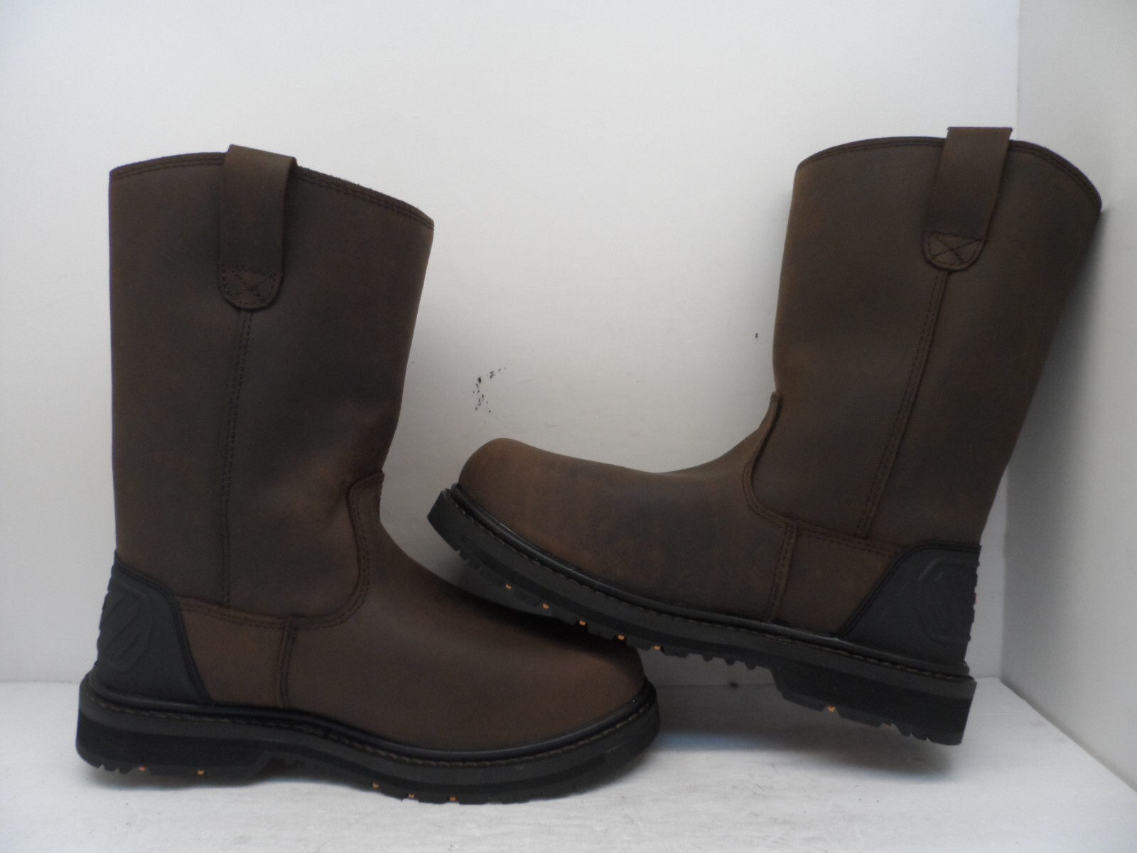 Aggressor Men's Leveler Steel Toe Wellington Work Boots 5ANAAGG-2002 ...