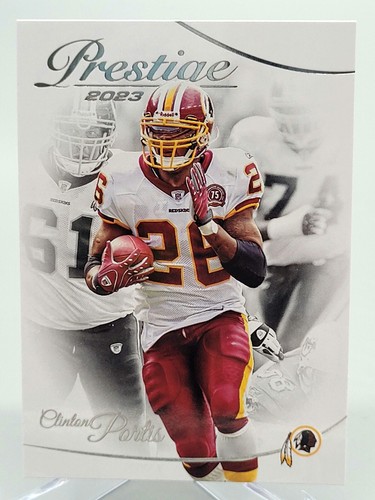2023 PANINI PRESTIGE CLINTON PORTIS FOOTBALL CARD COMMANDERS REDSKINS ...