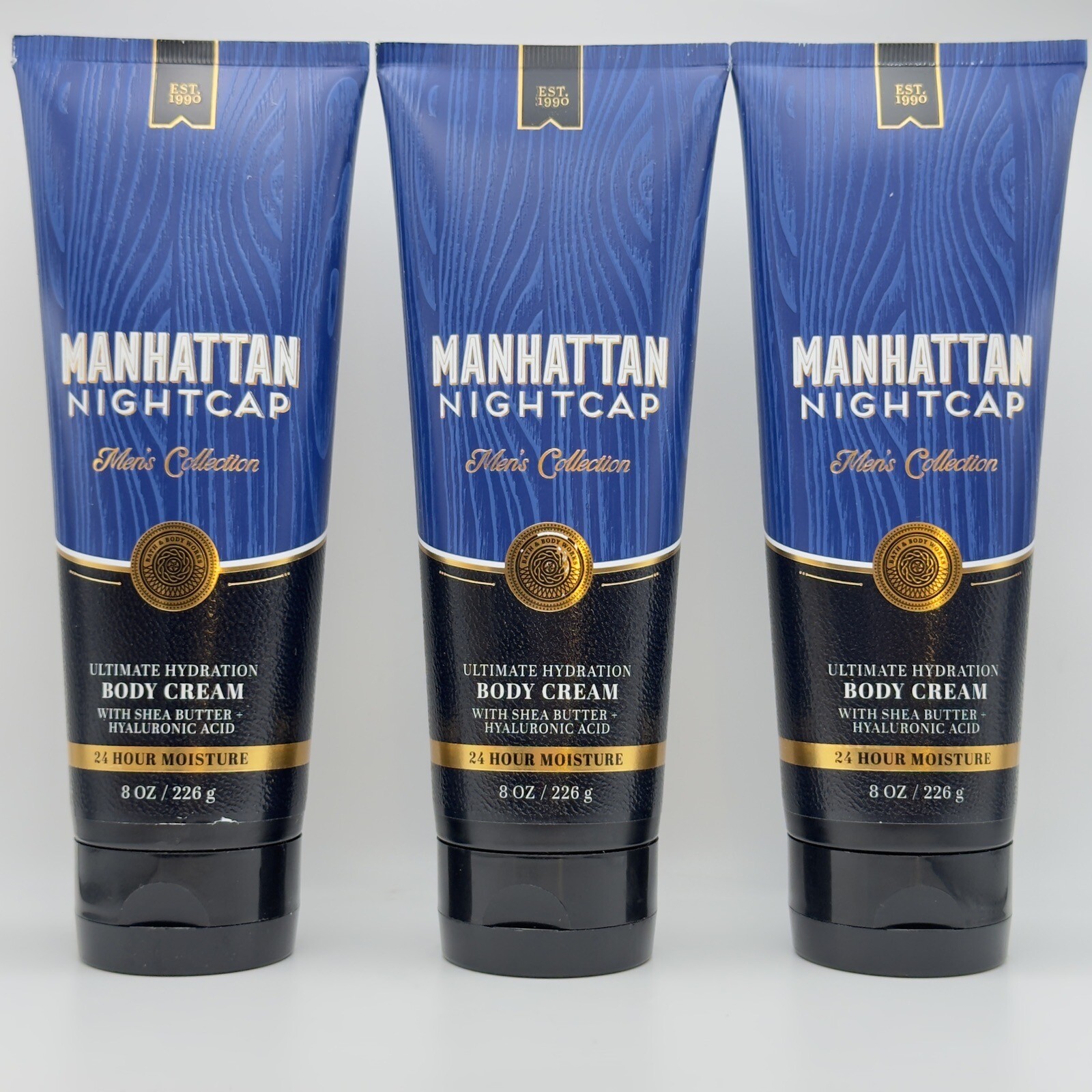 Bath & Body Works Manhattan Nightcap Men's Collection Body Cream Set of ...