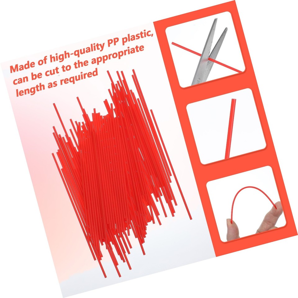 TIESOME 100pcs Spray Can Replacement Straws, 4.8in Spray Bottle ...