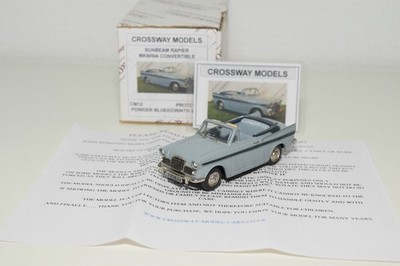 . CROSSWAY MODELS CM12 SUNBEAM RAPIER MKIII CONVERTIBLE NEUF EN BOITE ...