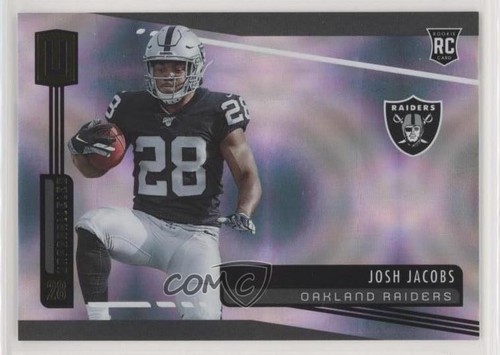 2019 Panini Unparalleled Rookie Infinite /150 Josh Jacobs #223 Rookie ...