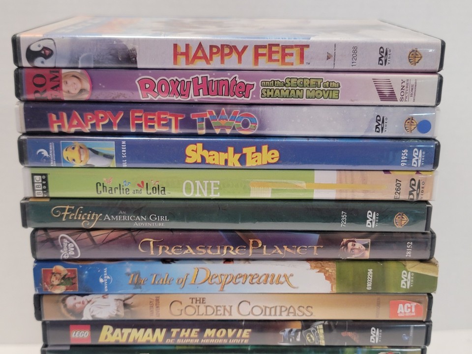 20 DVD Kids Random Lot - Animated, Children &/or Family DVDs ...