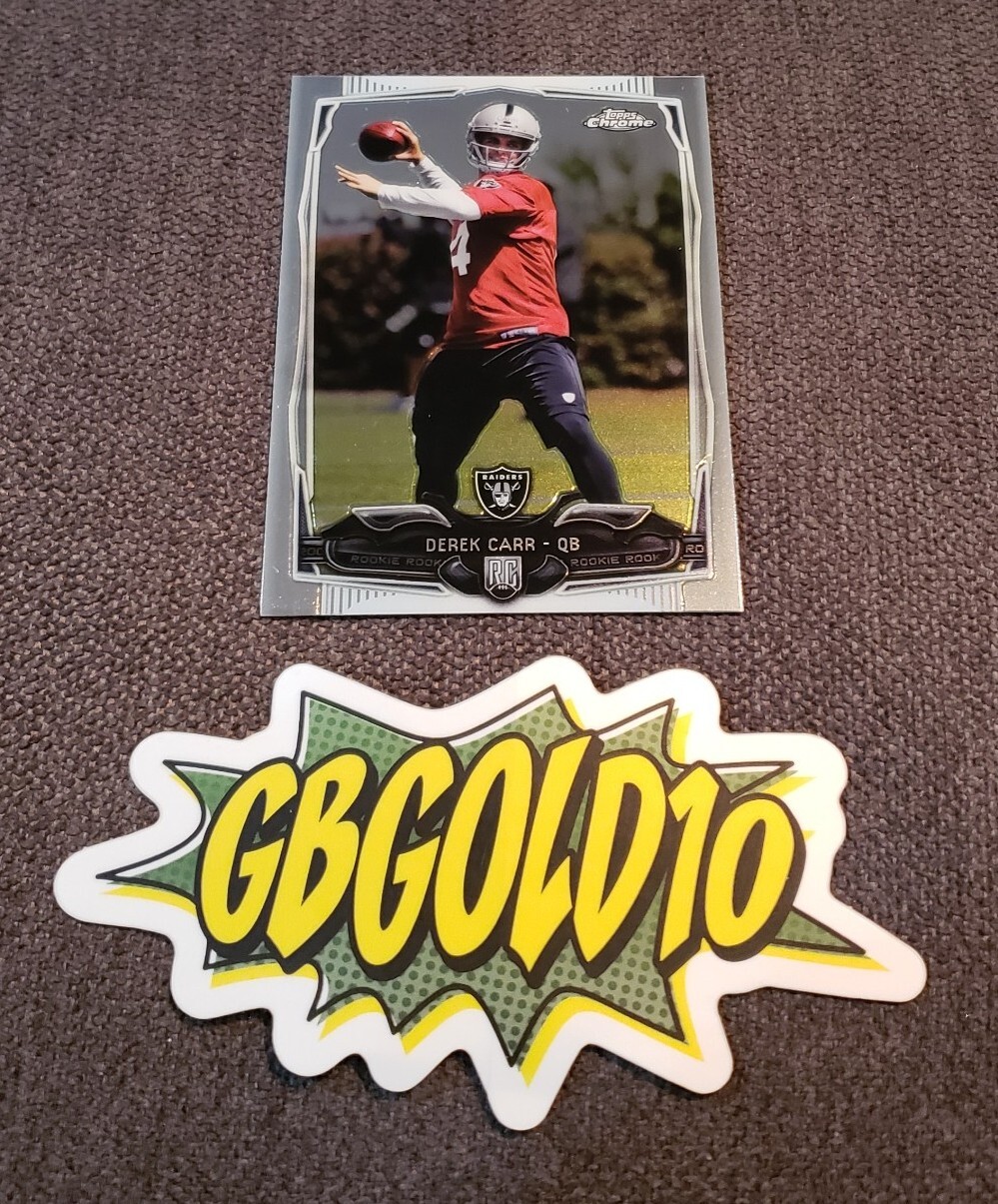 Derek Carr 2014 Topps Chrome Mini #115 RC Rookie Raiders | eBay