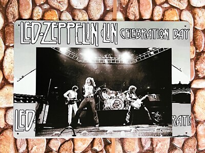 LED ZEPPELIN CELEBRATION DAY TIN POSTER | eBay