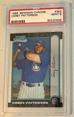 1999 Bowman Chrome PSA 9 MINT Corey Patterson Rookie Chicago Cubs | eBay
