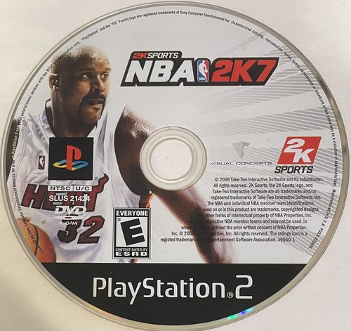 NBA 2K7 (Sony PlayStation 2, 2006, PS2) DISC ONLY | NO TRACKING M2477 ...