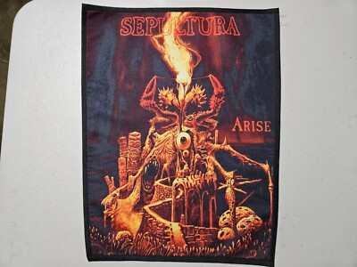 SEPULTURA, ARISE, SEW ON SUBLIMATED LARGE BACK PATCH | eBay