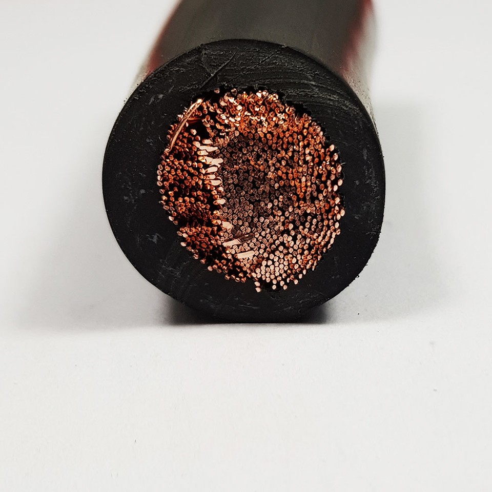 Flexible PVC Battery Welding Cable Black Red 110 - 500 A Amps Lengths 1 ...