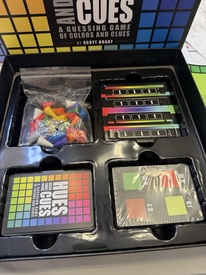 Hues And Cues Viral Board Game A Guessing Game Of Colors & Clues B1 | eBay