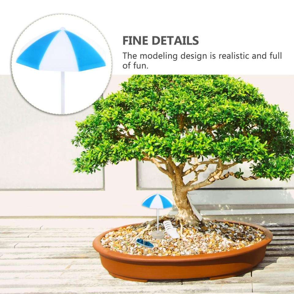 7 Pcs Mini Beach Chair Craft Resin Ornaments Decor Crafts Adorable ...