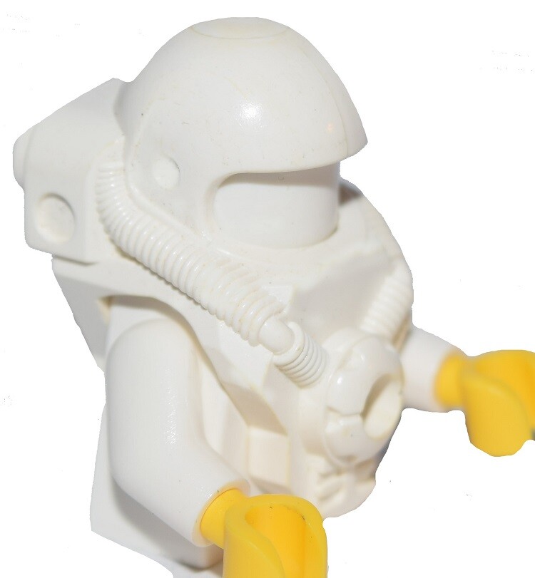 ☀️NEW Lego Minifig White Underwater Deep Sea Diver Helmet Scuba Ocean ...