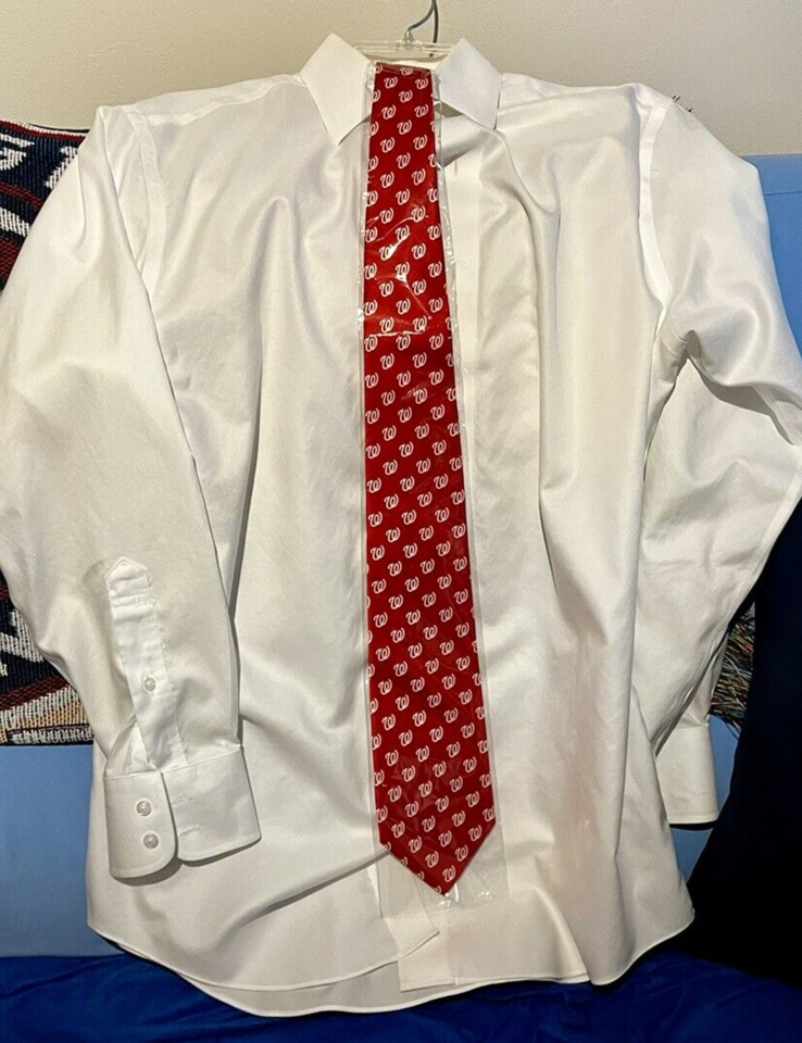 Washington Nationals 2024 Necktie Tie Curly W New in Wrapper | eBay