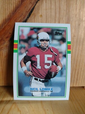 1989 Topps NFL: #283 NEIL LOMAX. PHOENIX CARDNALS. . . FT5 | eBay