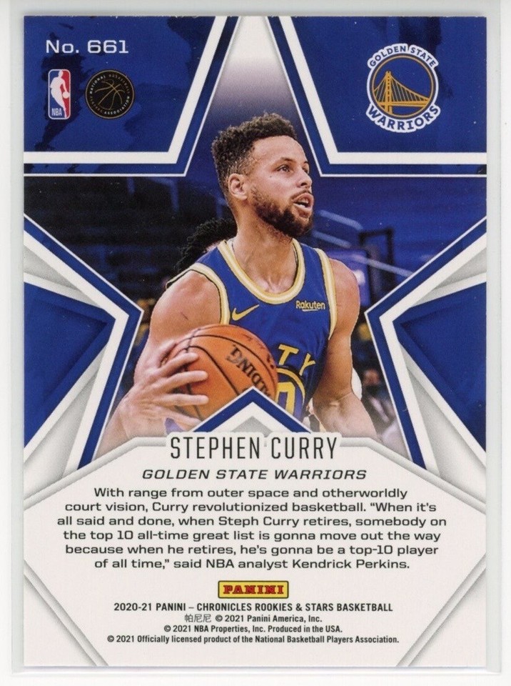 2020-21 Panini Chronicles #661 Stephen Curry Golden State Warriors | eBay