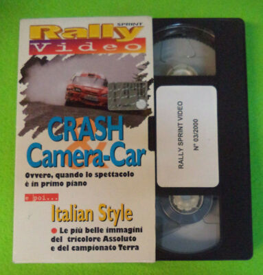VHS Film RALLY SPRINT VIDEO 3 italian style crash camera-car 2000 (F87 ...