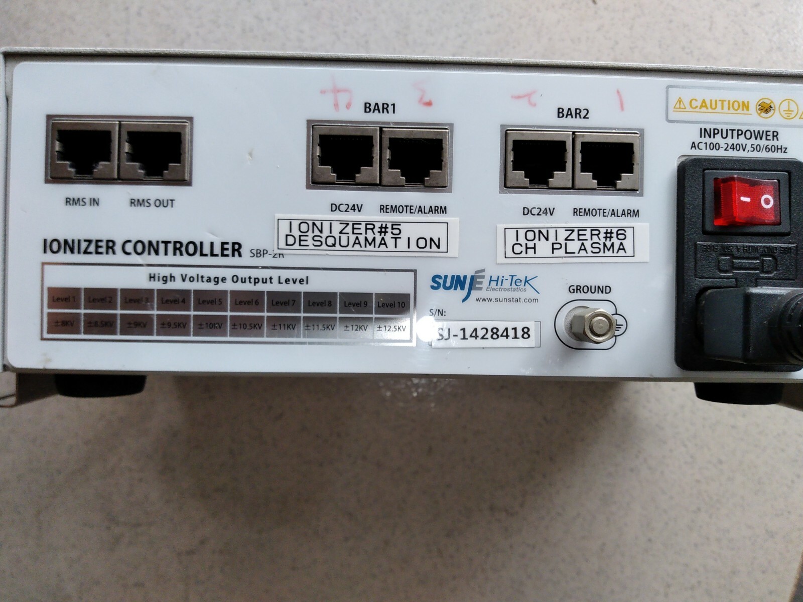 SUNJE Hi-tek IONIZER Controller SBP-2R | eBay