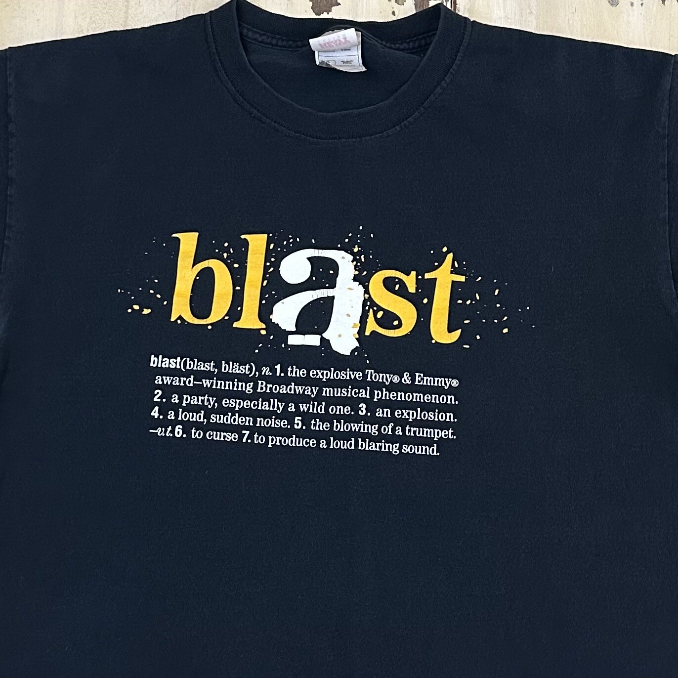BLAST - Vtg Y2K Broadway Musical Black Fruit Of The L… - Gem