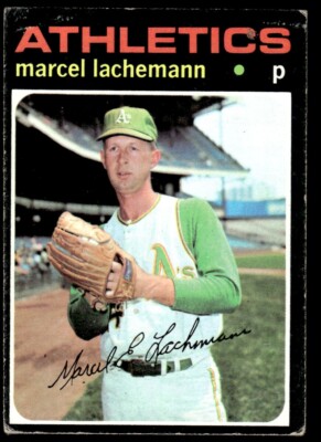 1971 Topps 27566* Marcel Lachemann Rookie Oakland Athletics #84 | eBay