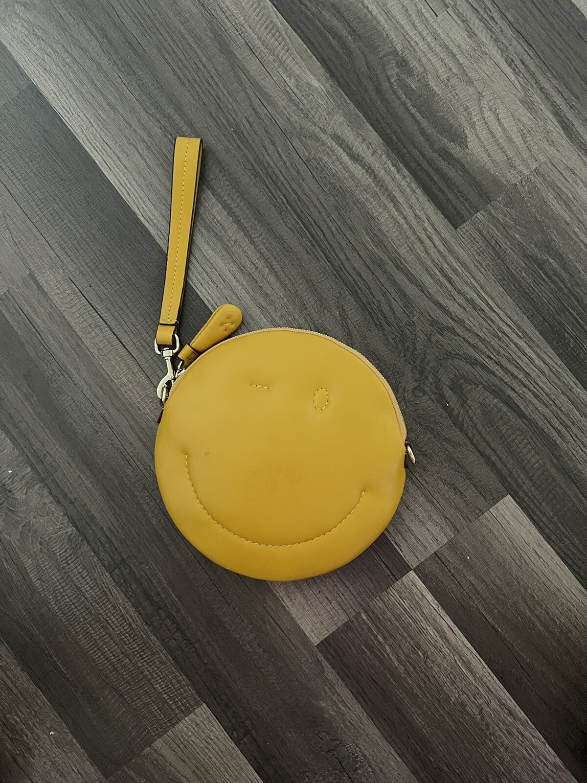 Cute Smiley Face Emoji Smile HandBag Purse Yellow Le… - Gem