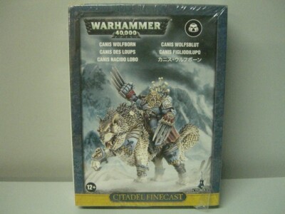 GAMES WORKSHOP WARHAMMER 40K SPACE MARINE CANIS WOLFBORN FINECAST 53-40 ...