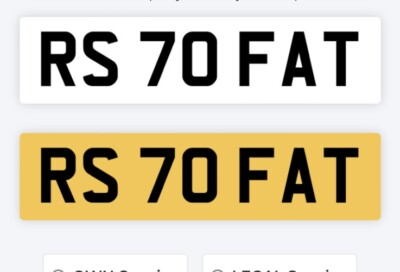 Audi RS3 RS4 RS5 RS6 RS7 RSQ8 Private Number Plate | eBay UK