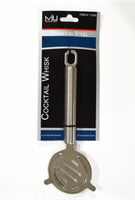 MIU Professional Stainless Steel Bar Cocktail Drink WHISK Bartender Bar ...