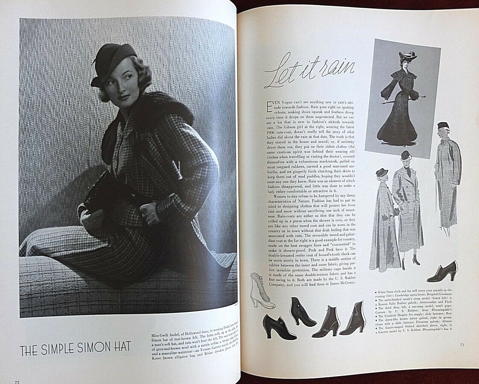 Vogue Magazine ~ November 15, 1934 ~ Eric Steichen Horst Hoyningen ...
