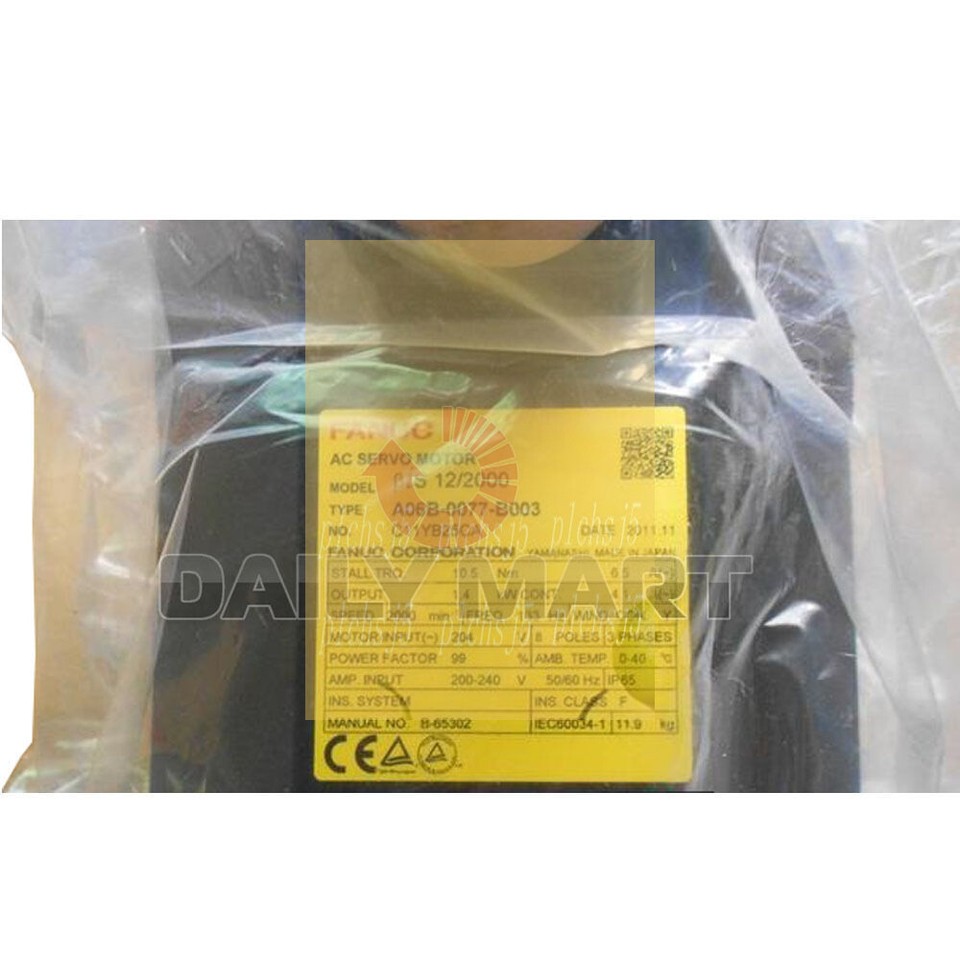 Brand New in Box FANUC AC Servo Motor A06B-0077-B103 | eBay