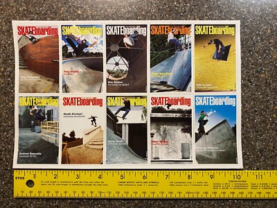 Transworld Skateboarding Covers Sticker Sheet 2005-2006 Reynolds ...